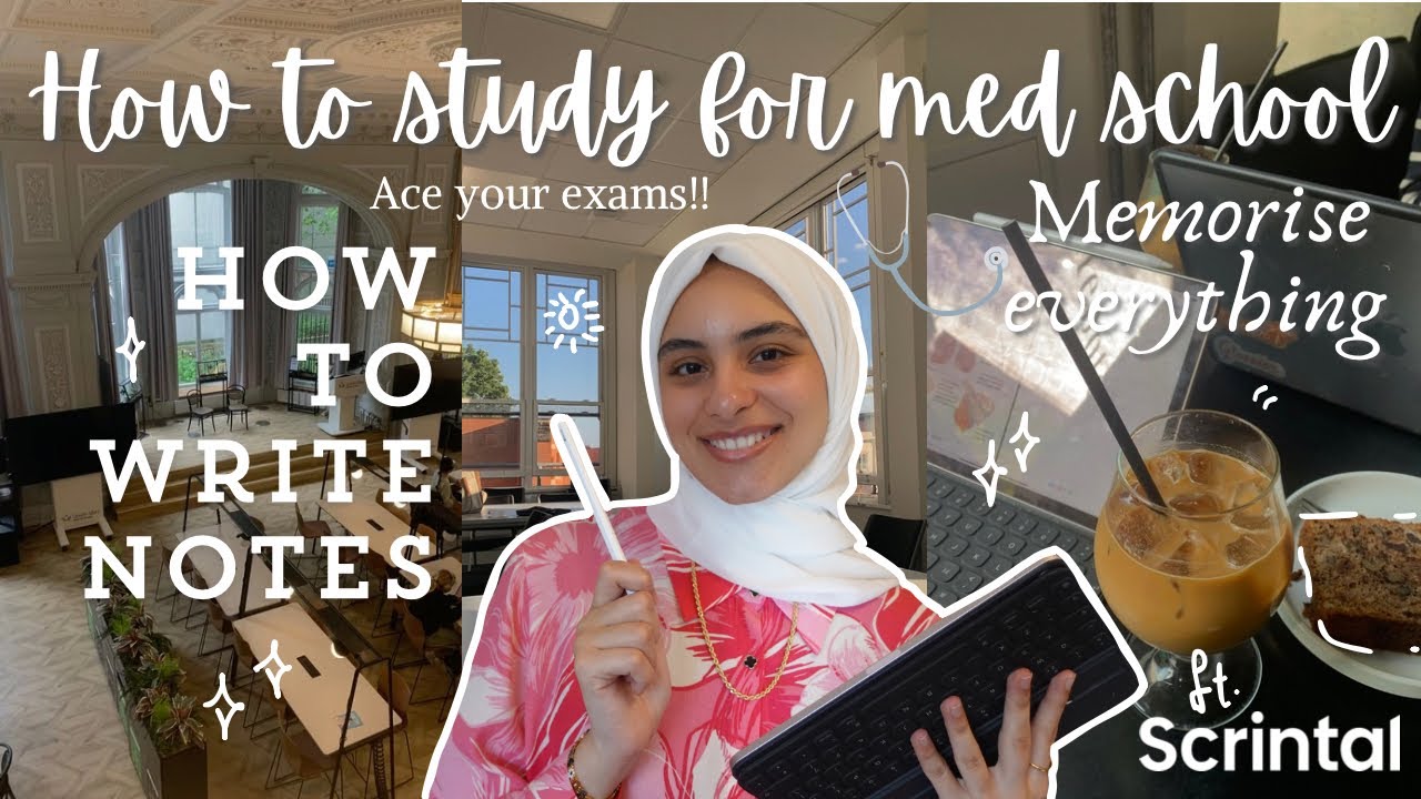 HOW TO STUDY IN MED SCHOOL 🩺| from lecture to exams and knowing ALL the ...