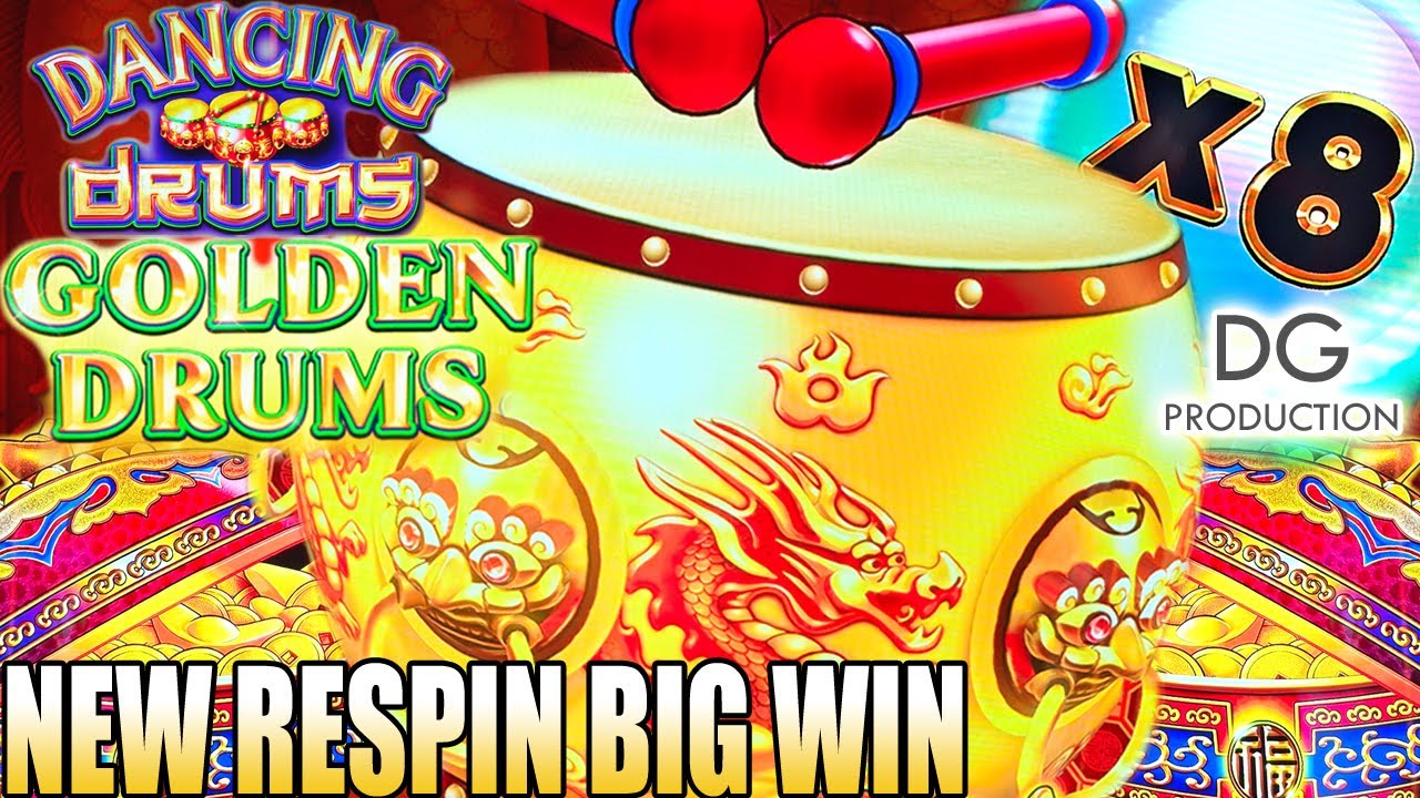 💥NEW💥 DANCING GOLDEN DRUMS BOOST PROGRESSIVE BUY PASS BONUS FEATURE ...