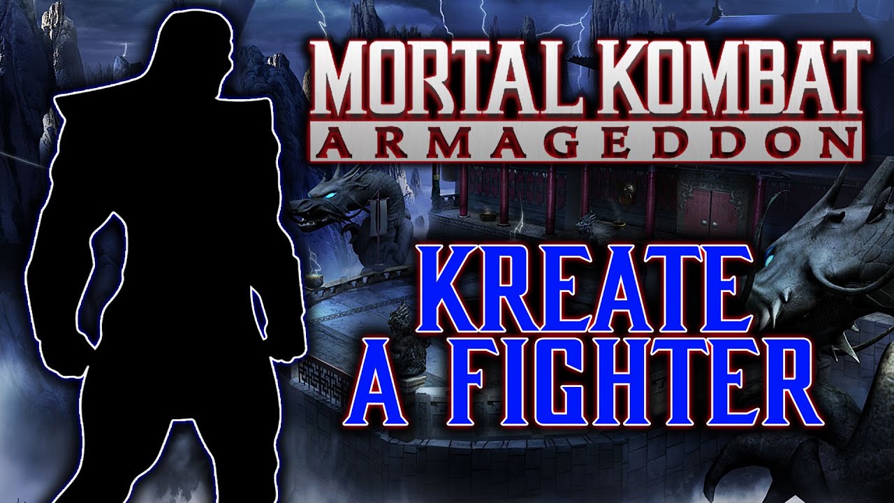 Mortal Kombat Armageddon - Kreate A Fighter (Mostrando meu personagem ...