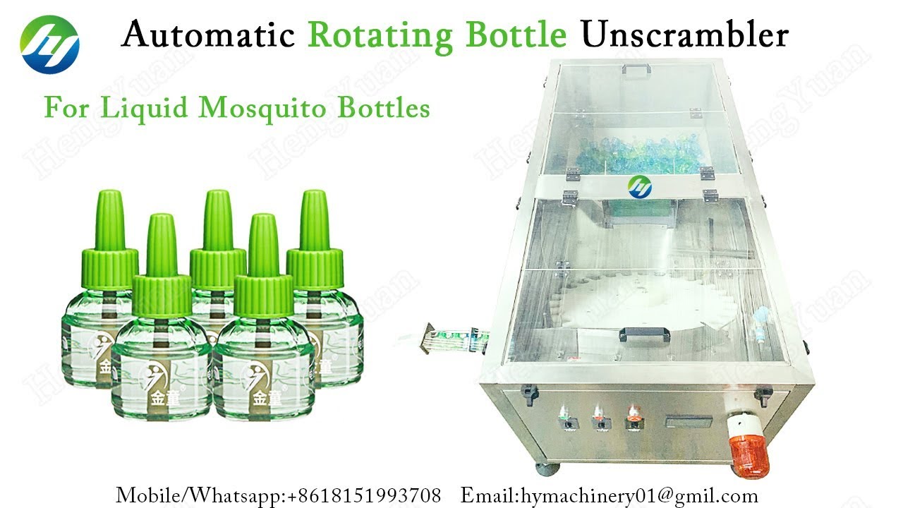 Automatic Star Wheel Rotary Bottle Unscrambler for Medicine Bottle ...