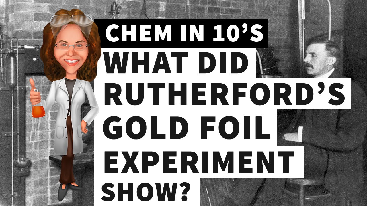 What Did Rutherford's Gold Foil Experiment Show? - YouTube