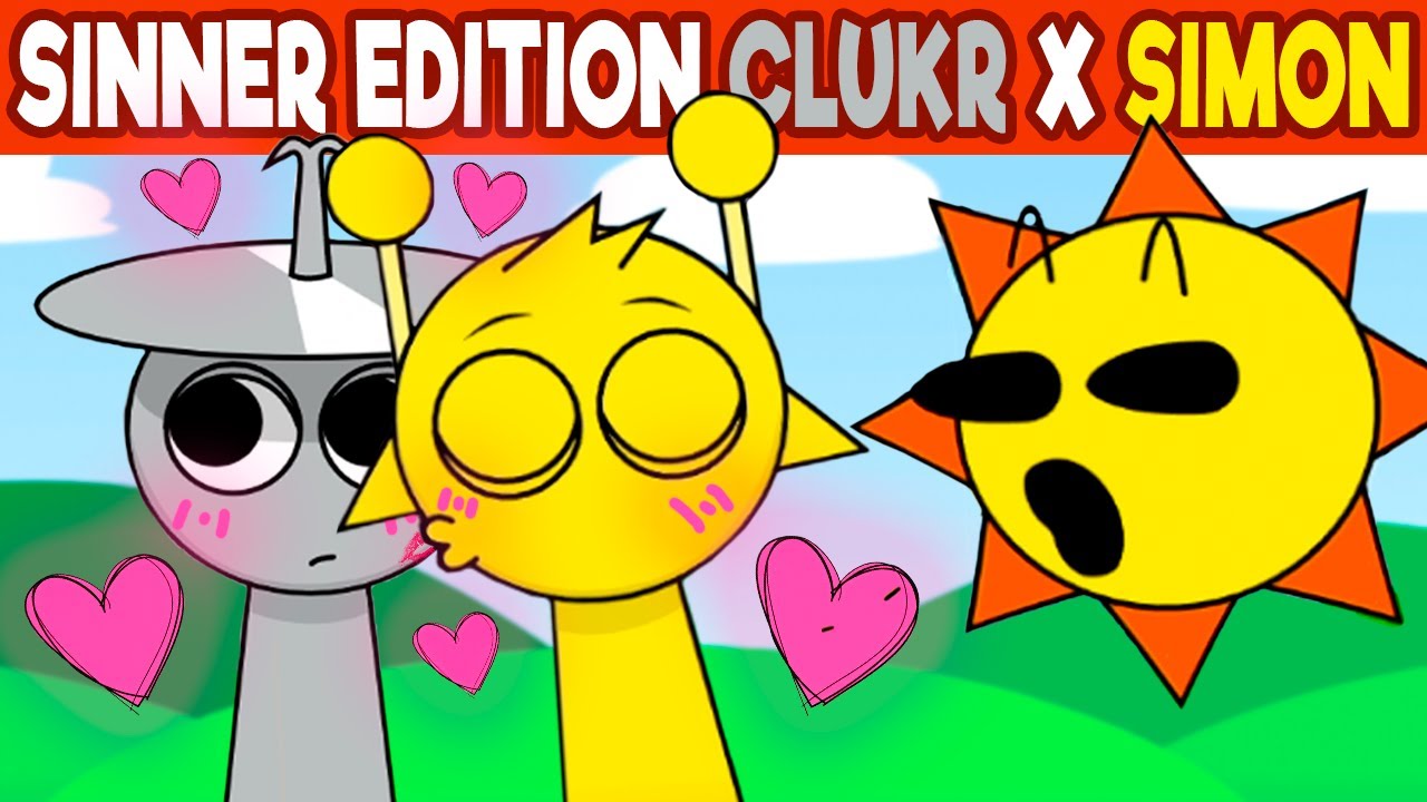 Sprunki Sinner Edition But With CLUKR X SIMON Kiss - All Reactions ...