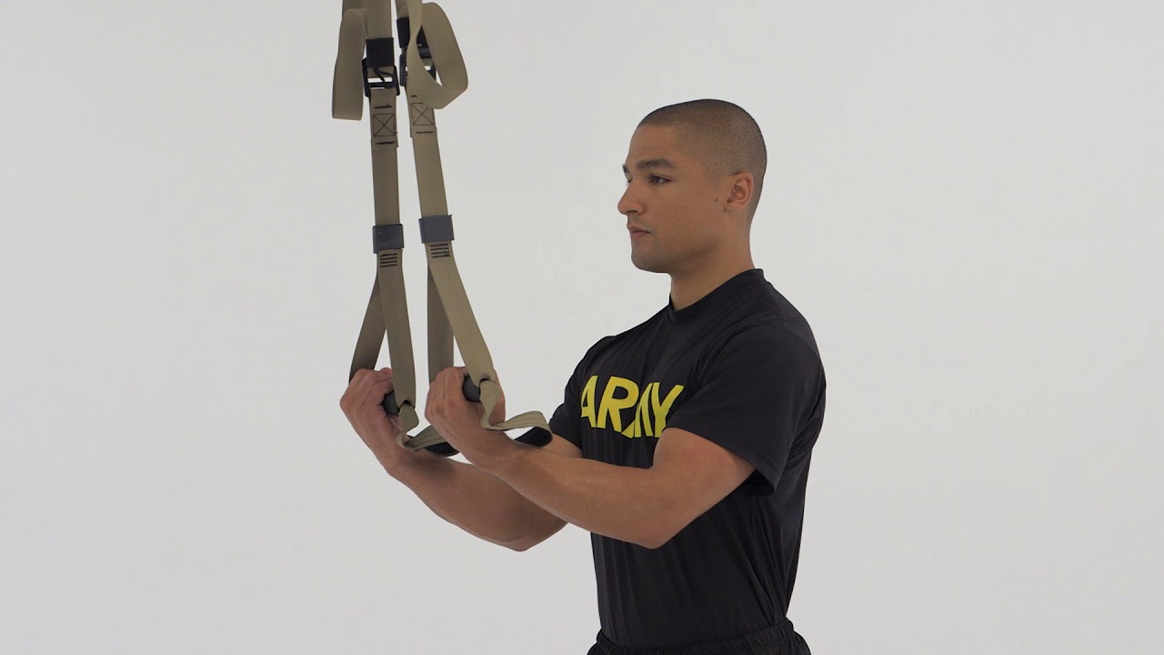 Suspension Training Drill 1 Exercise 5 - Decline Bicep Curl - YouTube