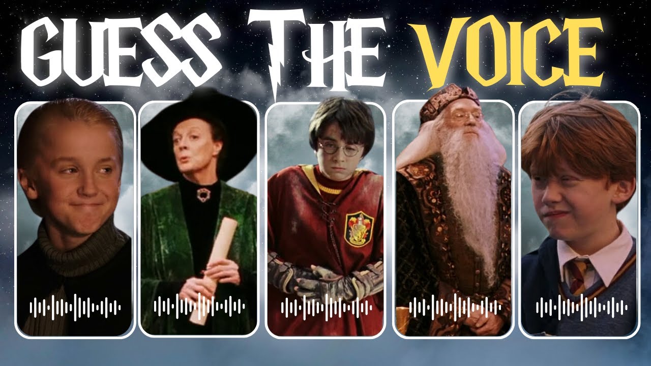 Guess the Voice? The Philosopher's Stone Edition! Harry Potter Movie ...