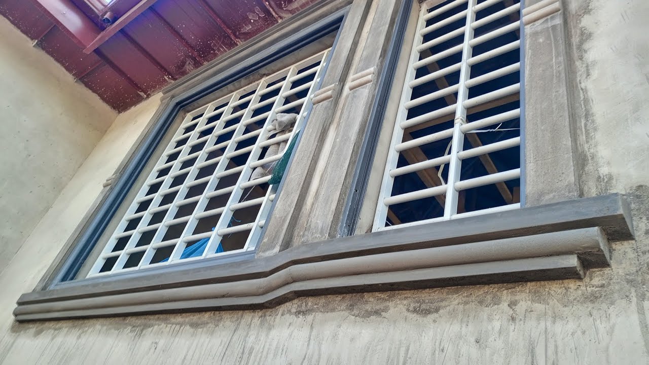 How To Design A Double Step Window || Building Window Design. - YouTube