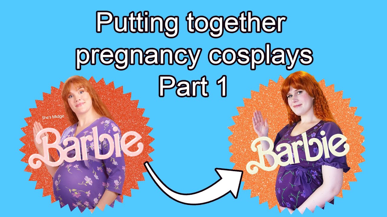 Putting together pregnancy cosplay (Part 1) - YouTube