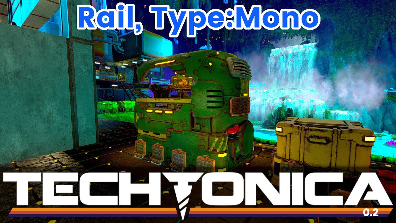 A Monorail Service - Techtonica 0.2 Base Building Update - YouTube