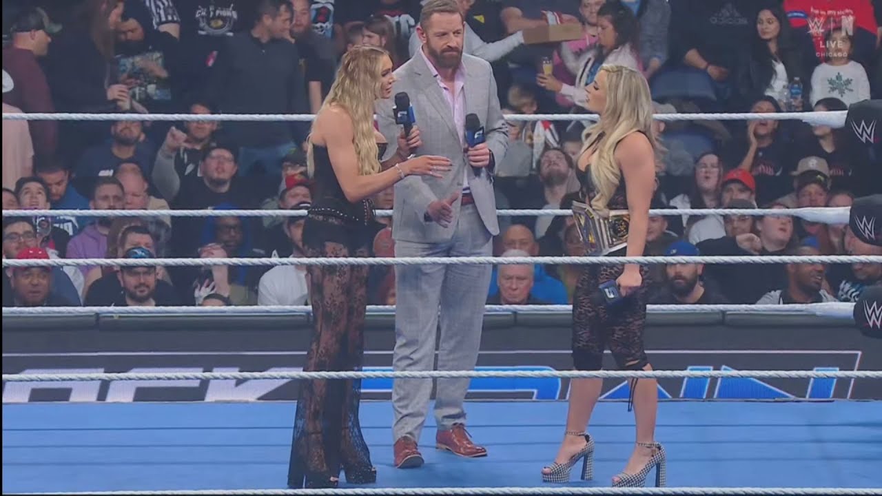 Charlotte Flair cara a cara con Tiffany Stratton camino a WM 41 ...