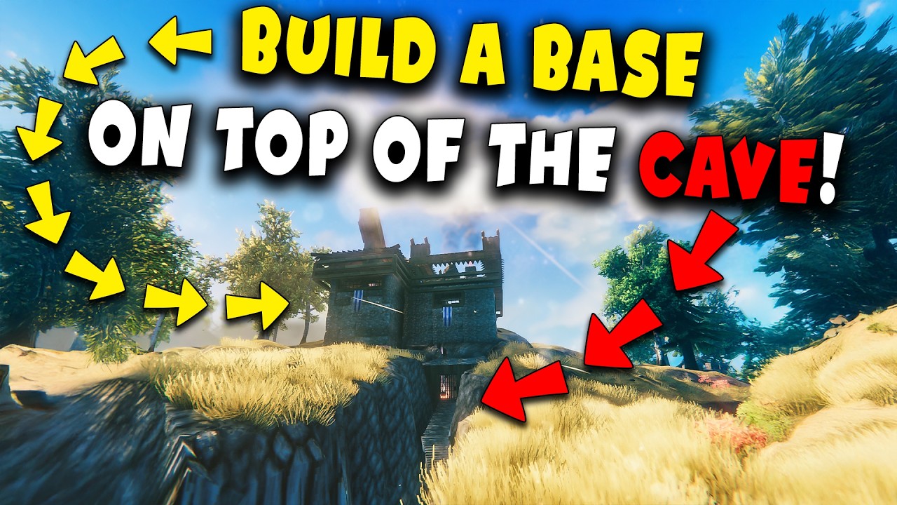 Build a base on top of the cave! | Two Bases in One! | Valheim - YouTube