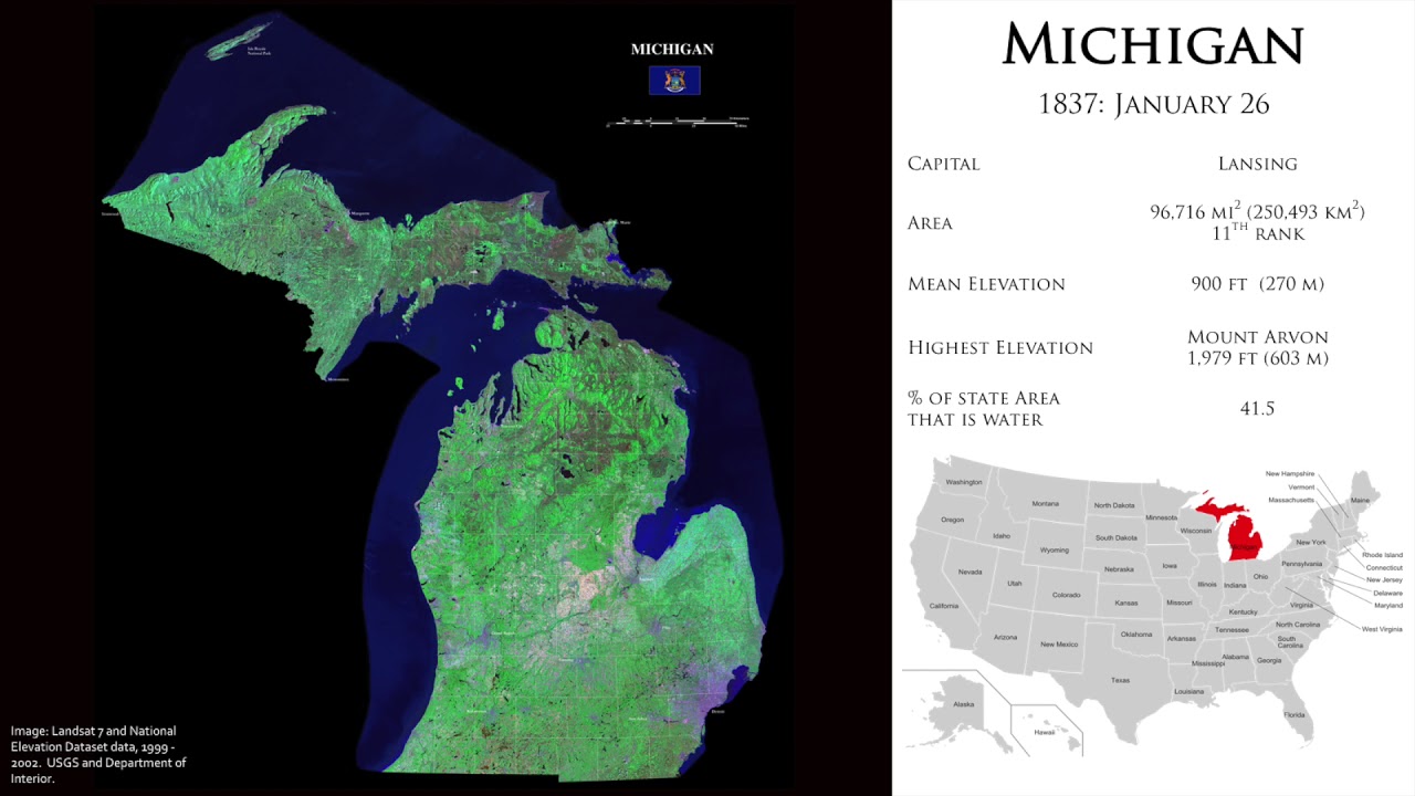 Geography facts about the 50 U.S. states - YouTube