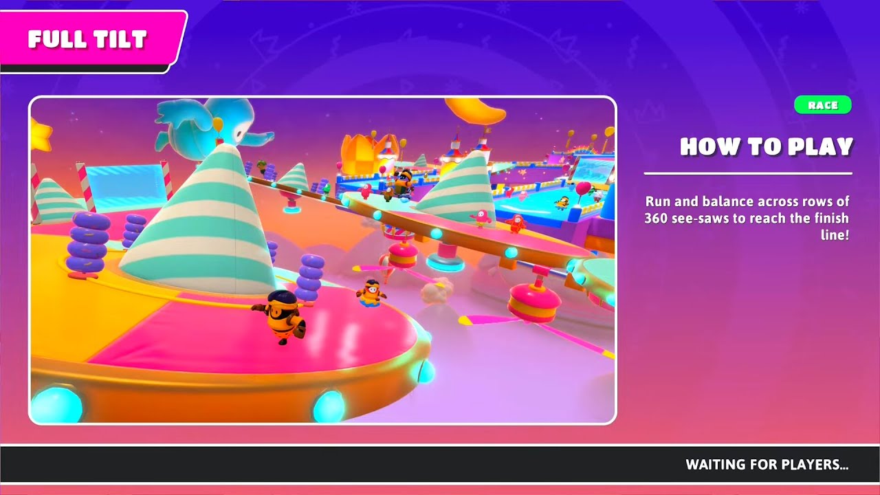 Fall Guys Full Tilt Map - YouTube