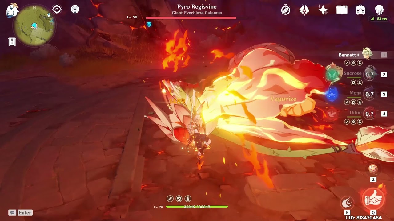 [Genshin Impact] 638k Mona Burst Damage Showcase - YouTube