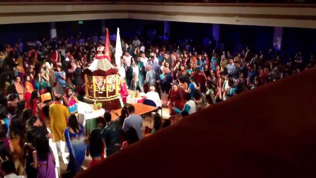 Navratri day 7 at De Montfort hall Leicester - YouTube