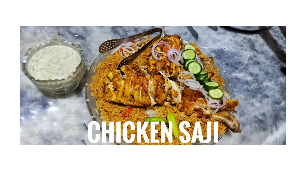CHICKEN SAJI RECIPE WITH MASALAH RICE BY NIGHOS KITCHEN - YouTube
