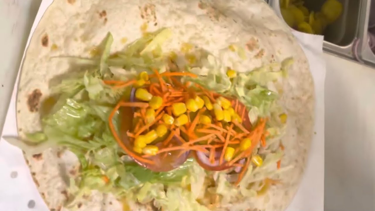 Fajita Subway Wrap Double Cheese - YouTube