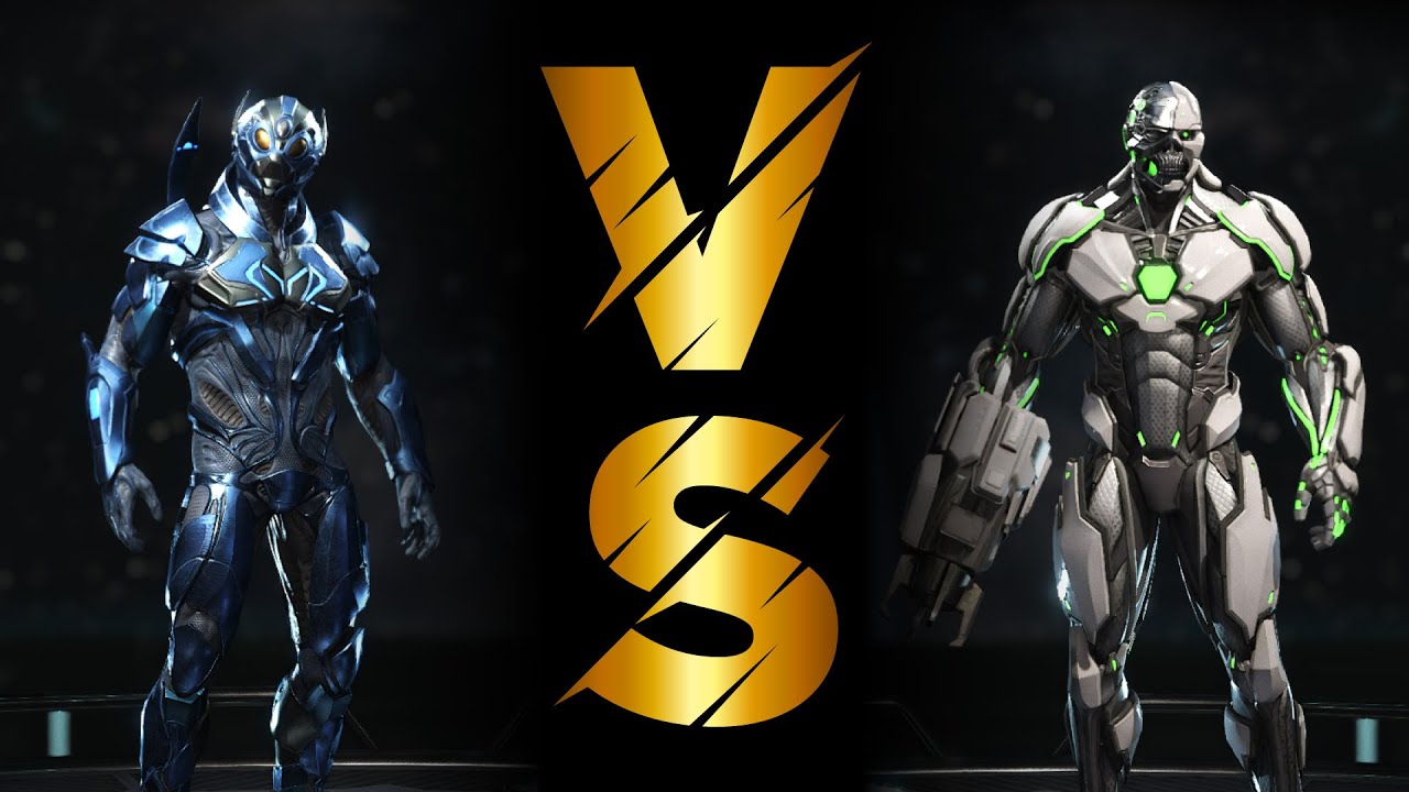 Blue Beetle vs Grid - Injustice 2 Gameplay FULL HD - YouTube