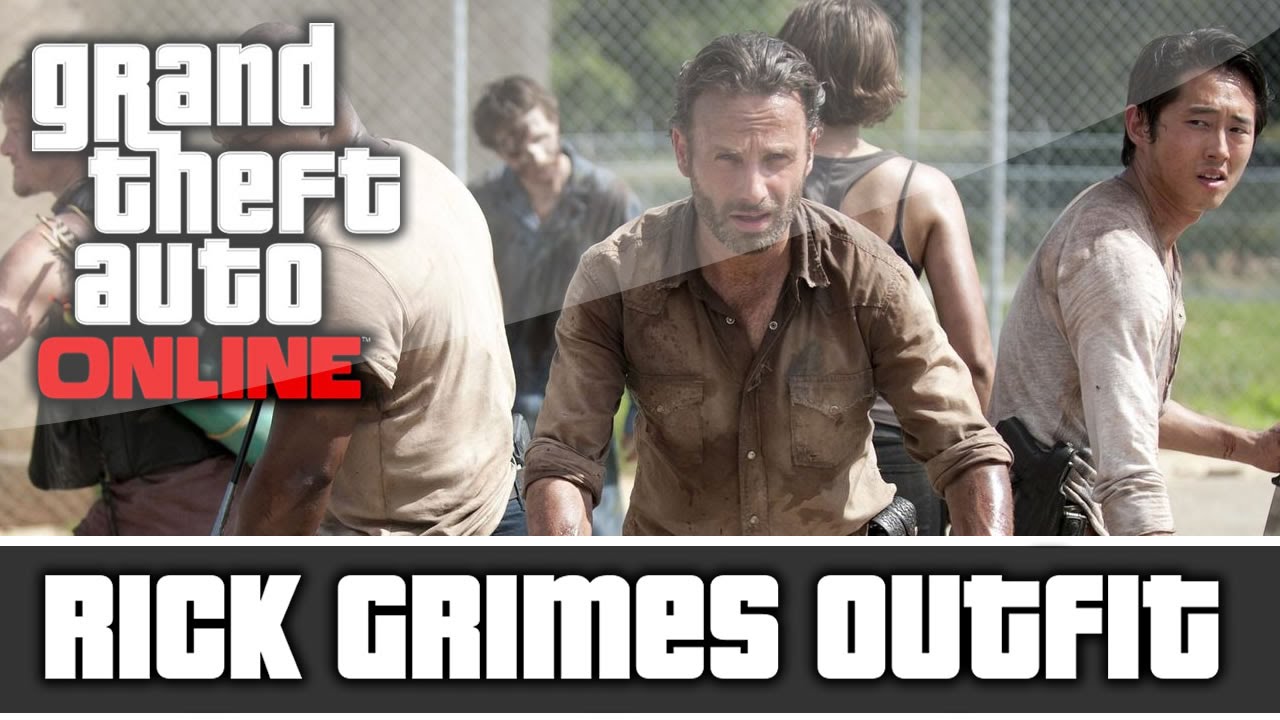 GTA 5 Online - The Walking Dead Rick Grimes Outfit And Customization ...