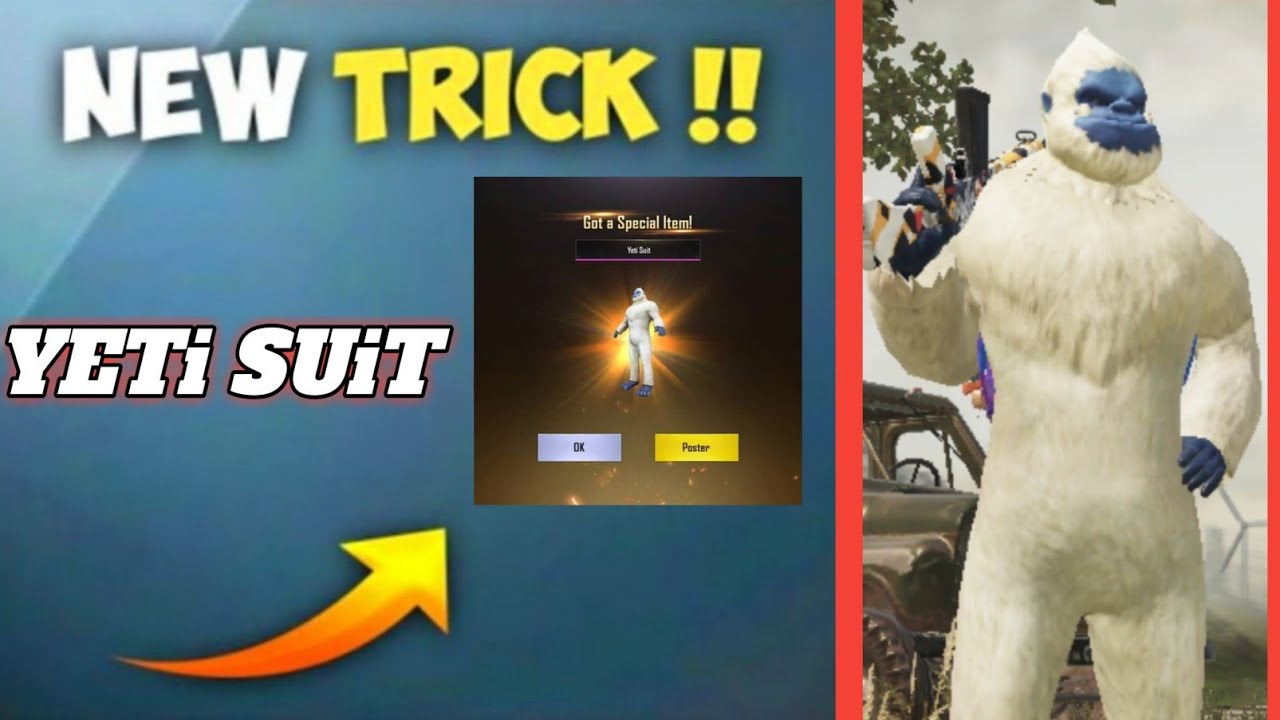 The Power of yeti suit in pubg mobile || how to get yeti suit and ...