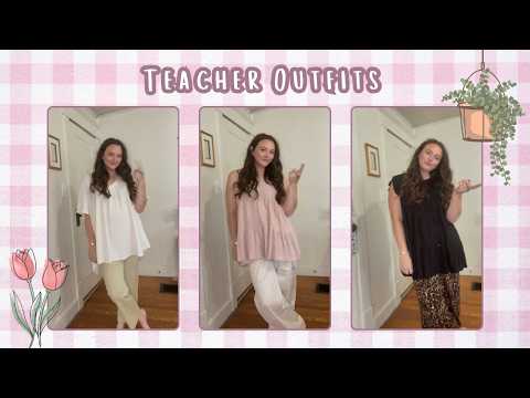 Thrifted My ENTIRE Teacher Wardrobe for Back to School! 🍎 | Teacher Outfit Ideas 2026