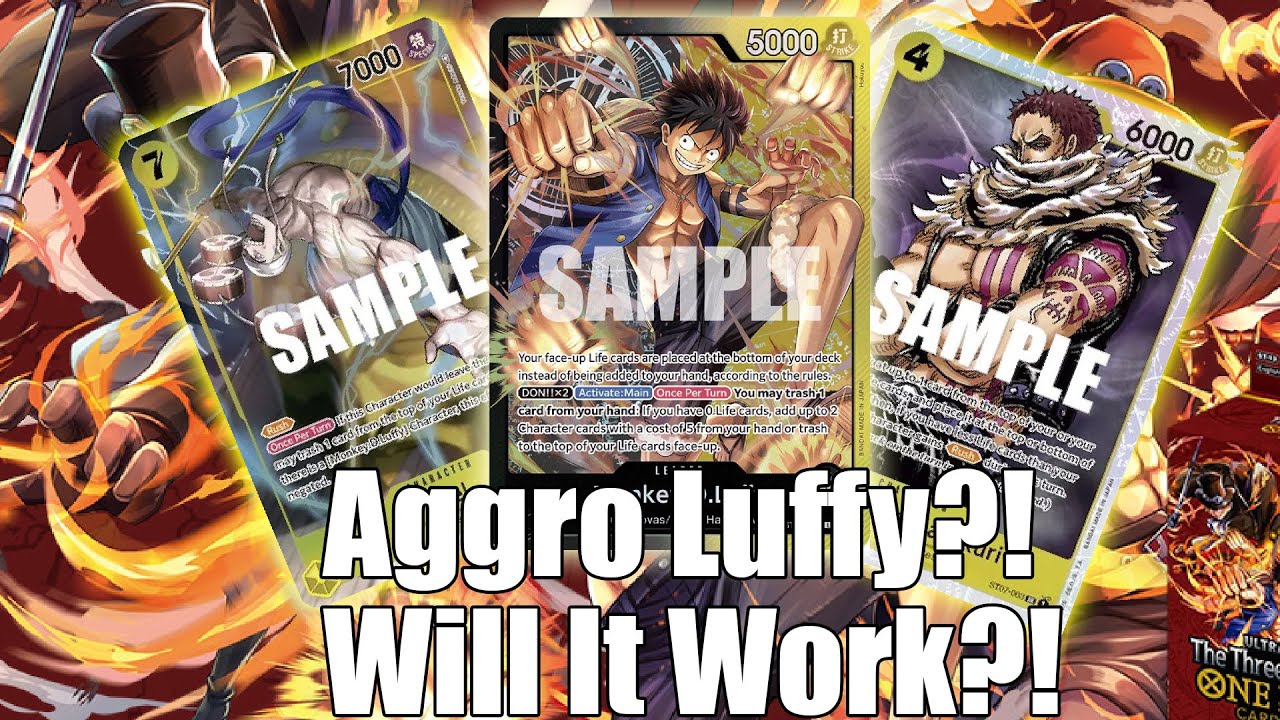 [ST13] AGGRO B/Y Luffy?! | One Piece Card Game - YouTube