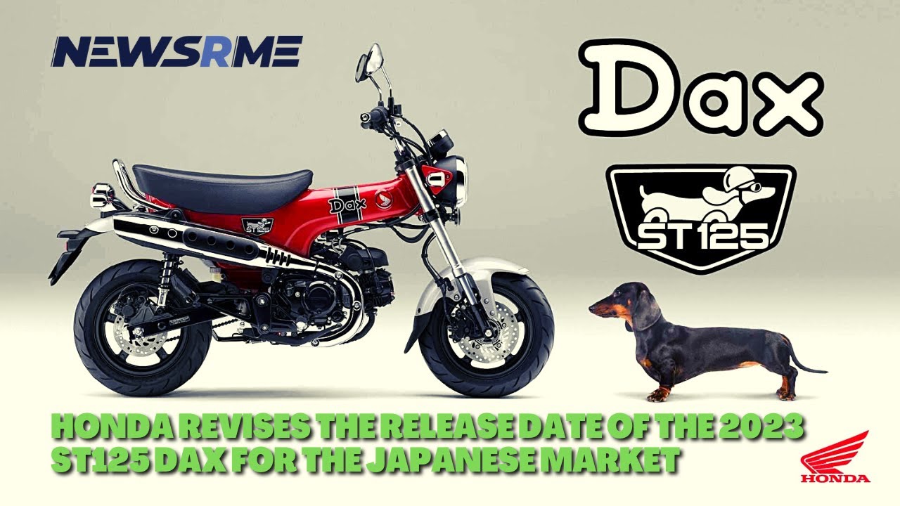 Honda revises the release date of the 2023 ST125 Dax for the Japanese ...