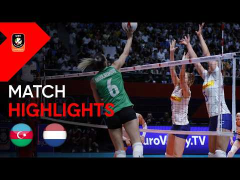 Highlights | Azerbaijan vs. The Netherlands | CEV Trendyol EuroVolley 2026 | Women