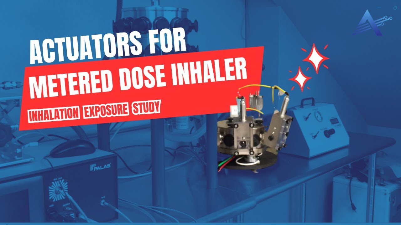 Multiple Metered Dose Inhaler Actuators for Inhalation Studies - YouTube