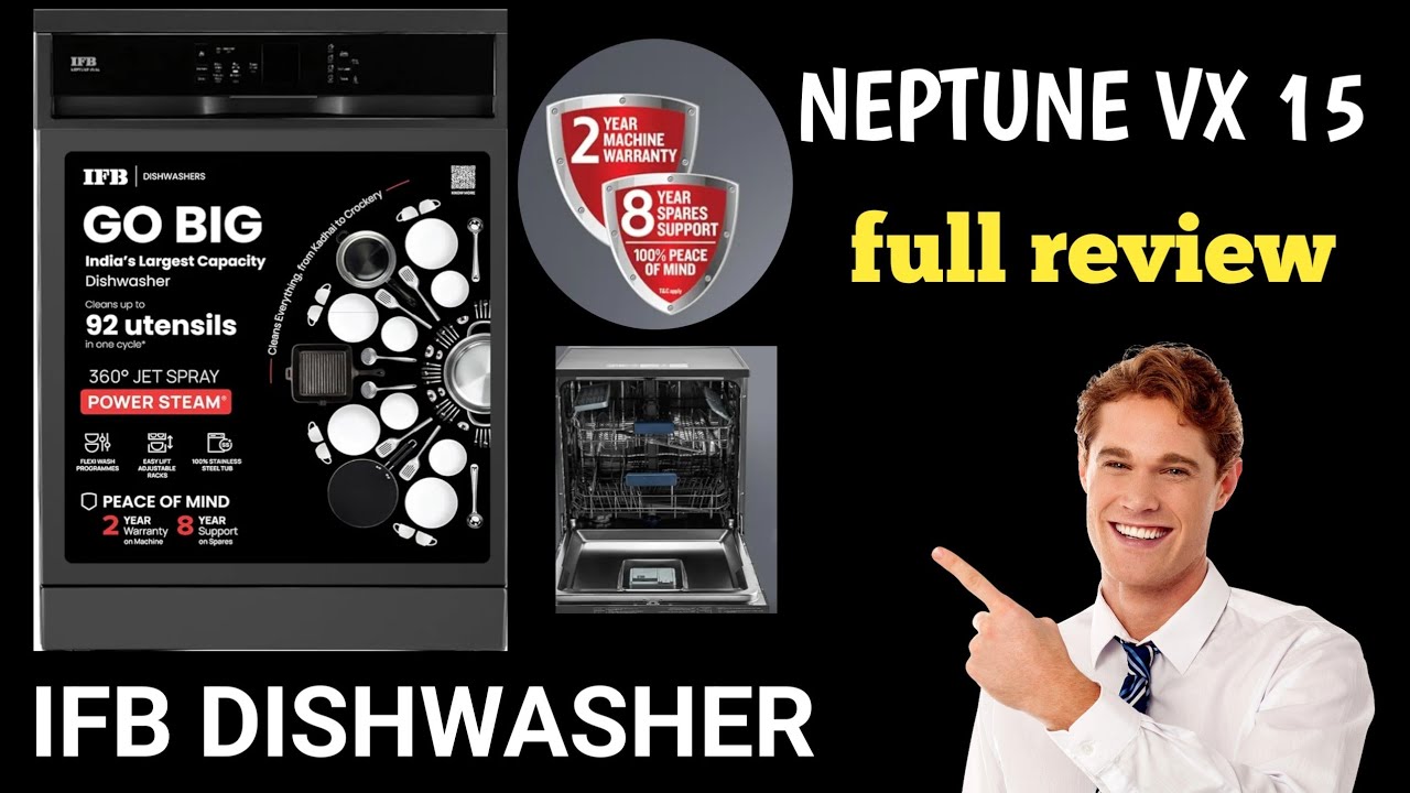 Ifb Neptune vx 15 Place Dishwasher - YouTube
