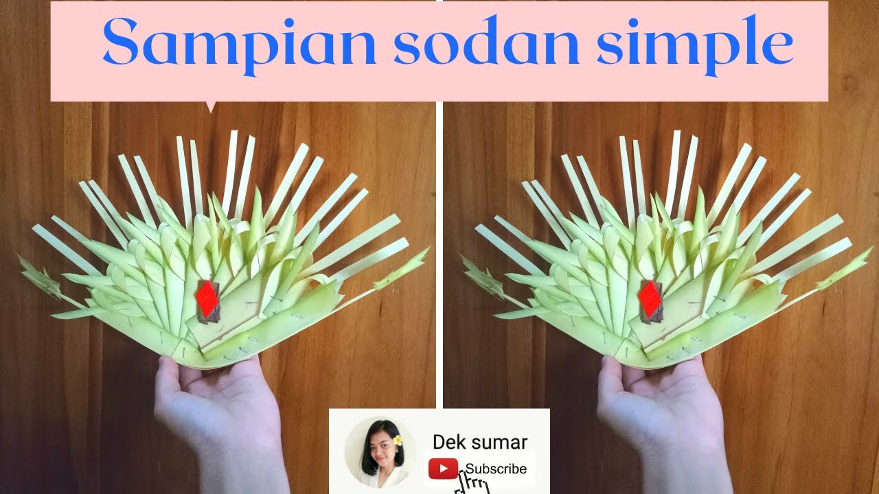 sampian sodan simple kreasi baru #1 - YouTube