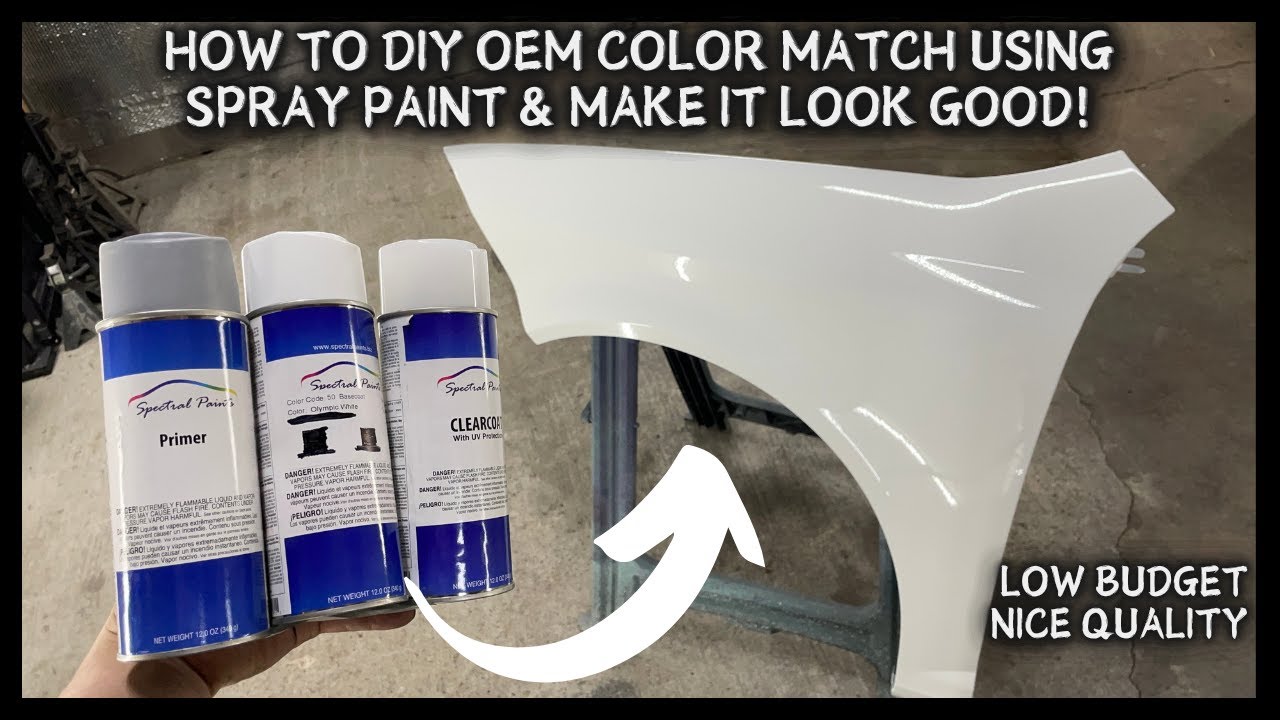 HOW TO DIY COLOR MATCH USING SPRAY CAN & MAKE IT LOOK GOOD! - YouTube