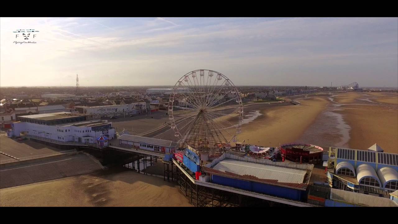 Blackpool Awakens - seen by aerial drone camera - YouTube