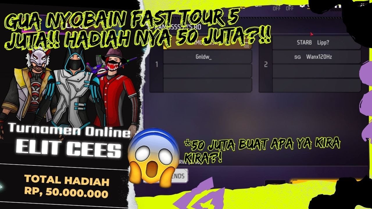 GW NYOBAIN FAST TOUR 5 JUTA!! HADIAHNYA SAMPE 50 JUTA?! - YouTube