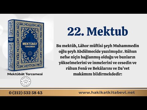 22. Mektub | Mektubat Tercemesi