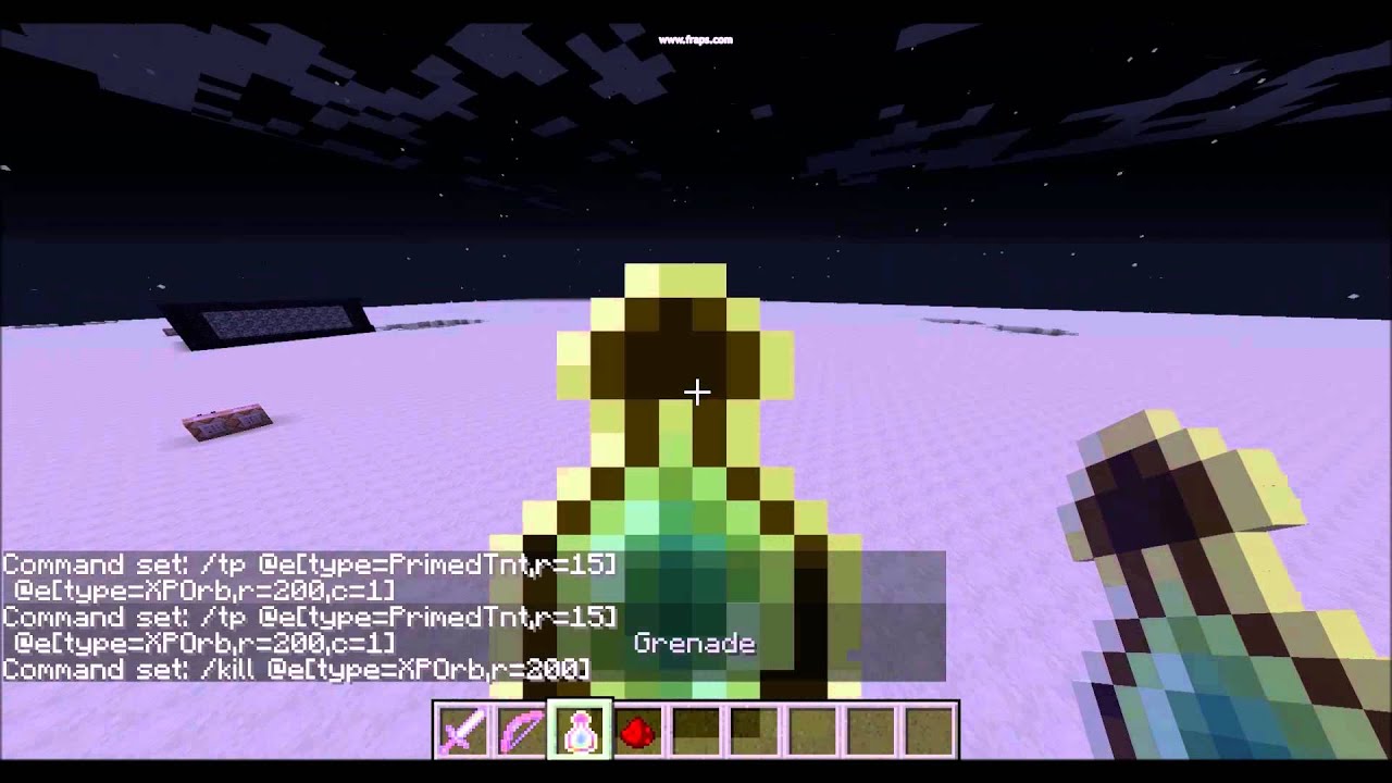 Minecraft Tortorial: How To Make A Grenade And A Rocket Launcher In ...