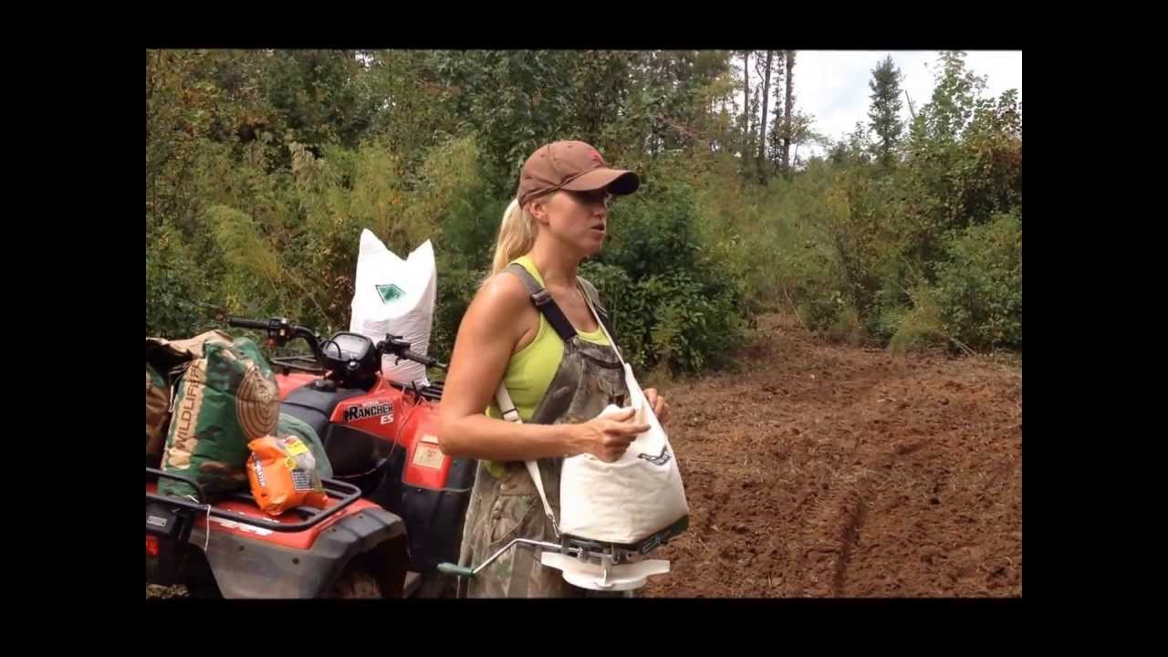 How to Make Great Food Plots with Anna - Backwoods Girls - YouTube
