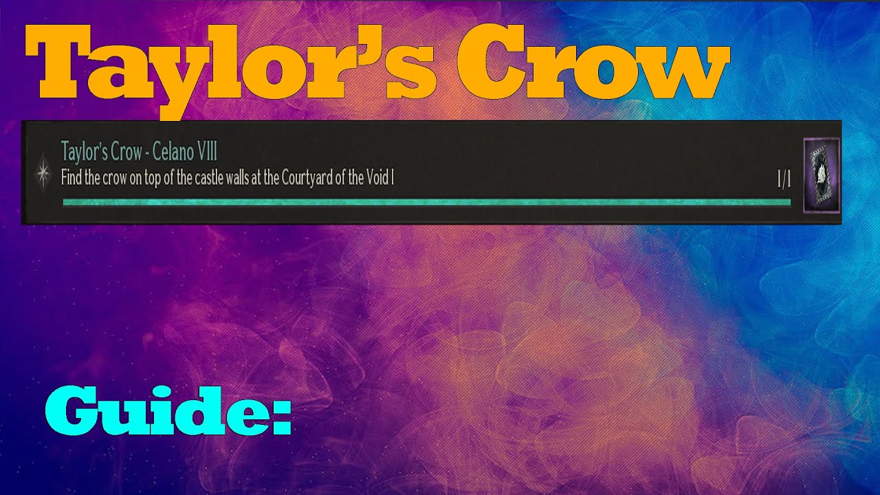 Find the crow on top of the castle walls at the Courtyard of the Void I - YouTube