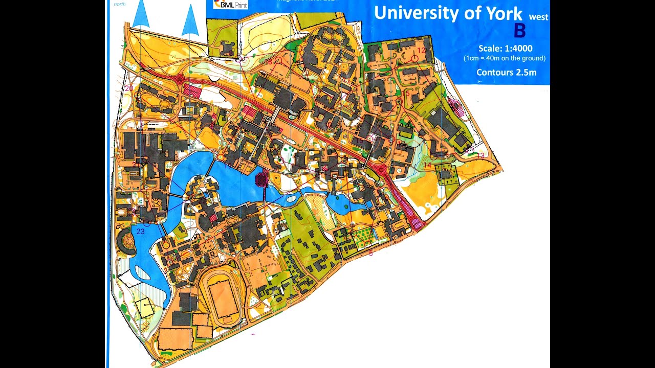 Eborienteers local Christmas orienteering event, York University 28 ...