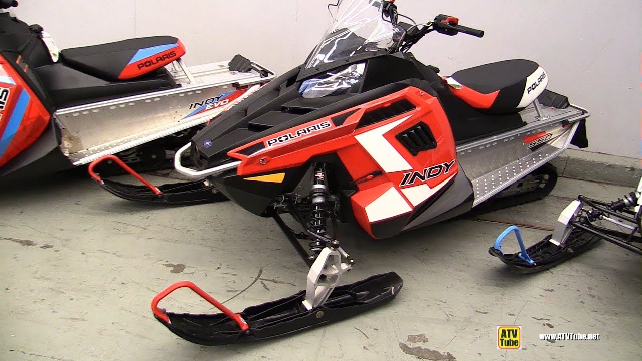 2020 Polaris Indy 550 Snowmobile - Walkaround - 2019 Montreal ATV ...