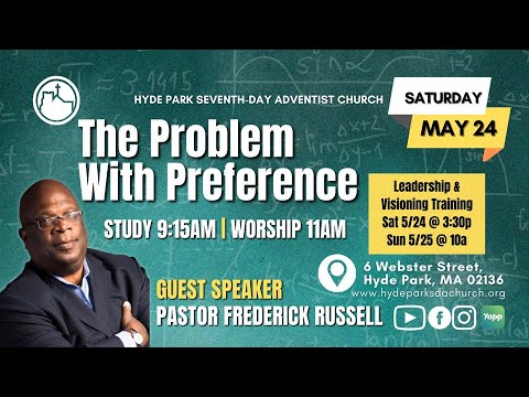“The Problem With Preference” - Pastor Frederick Russell - YouTube