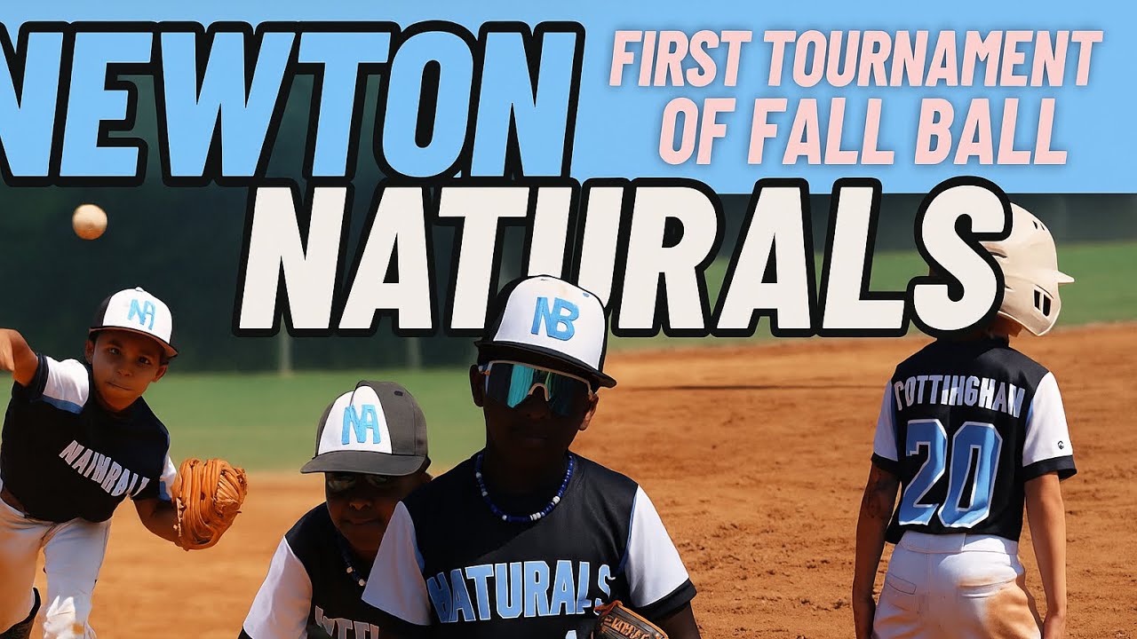 First Game in fall ball tournament Newton Naturals 9U won 14-5 - YouTube