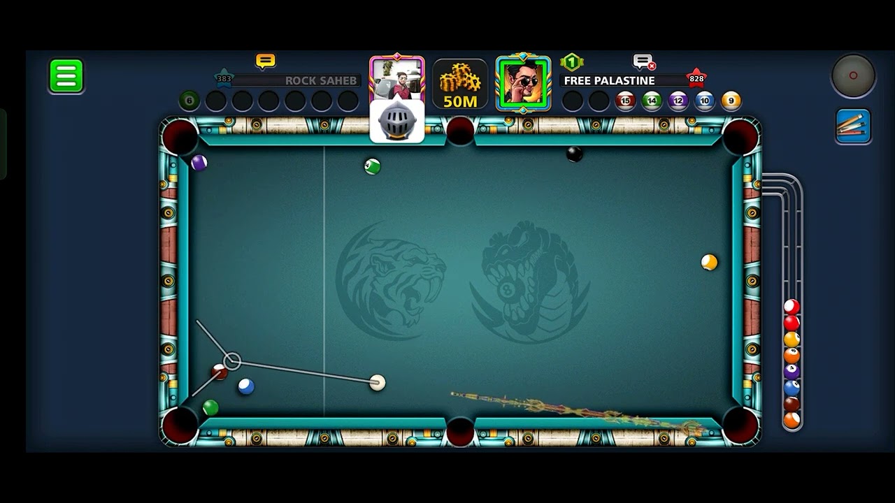 8 Ball pool / Level 828 the highest in the world (free palestine) vs me ...