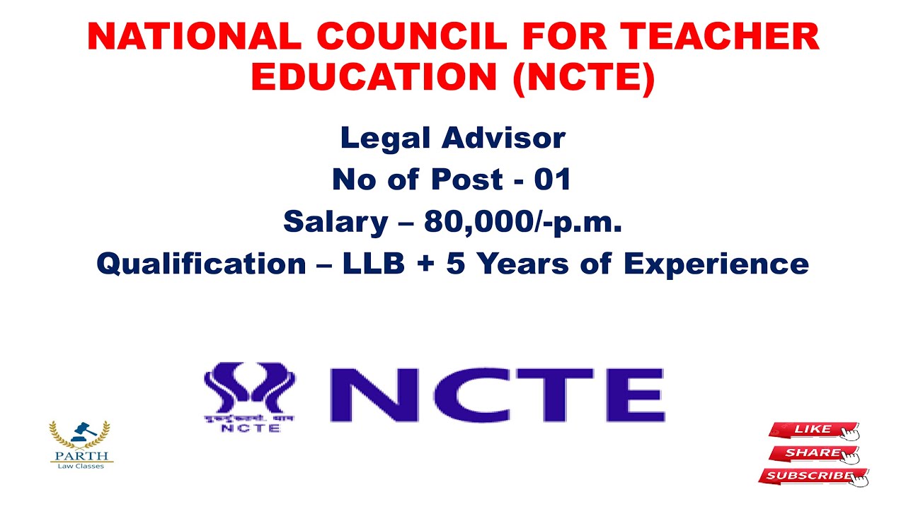 NATIONAL COUNCIL FOR TEACHER EDUCATION (NCTE) - YouTube