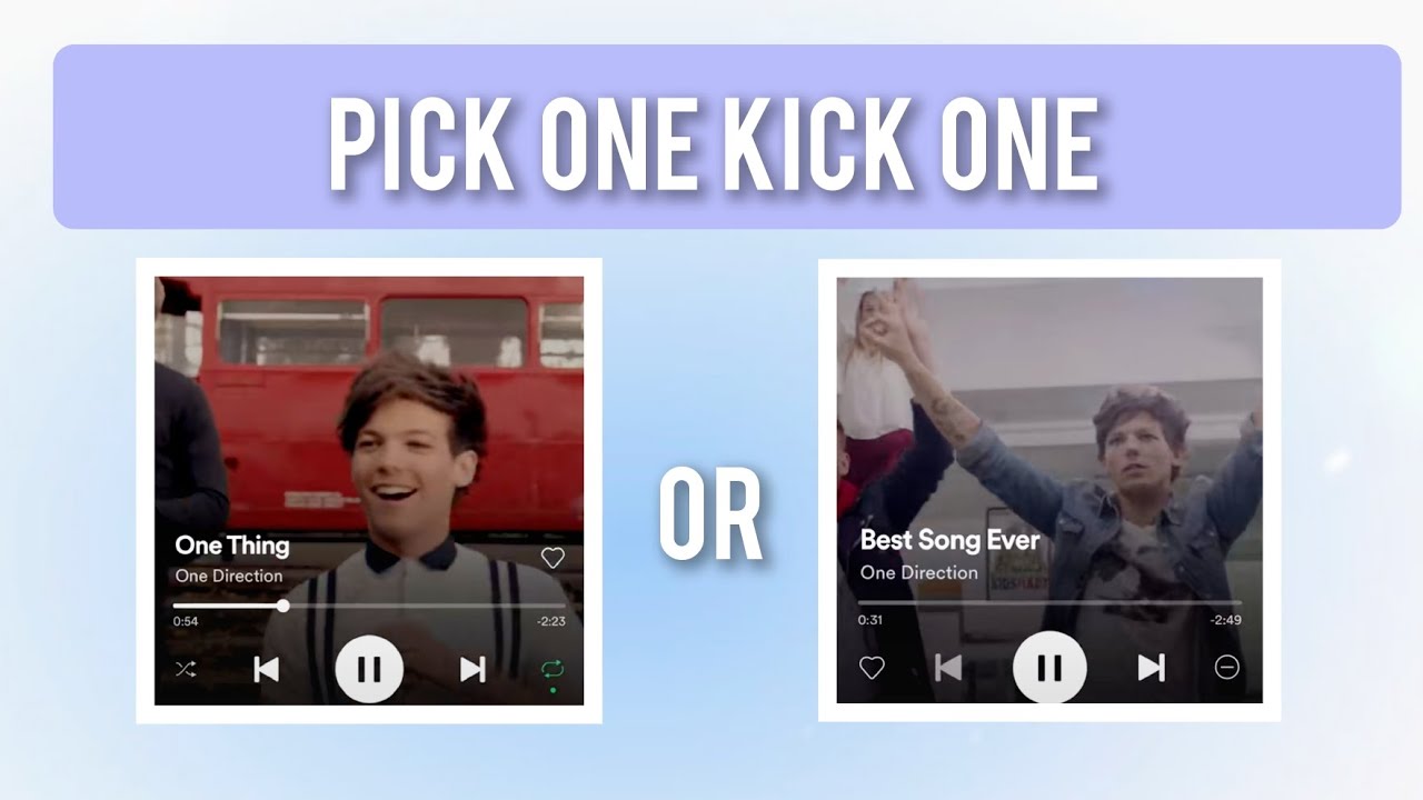 Pick One Kick One | One Direction Song Edition - YouTube
