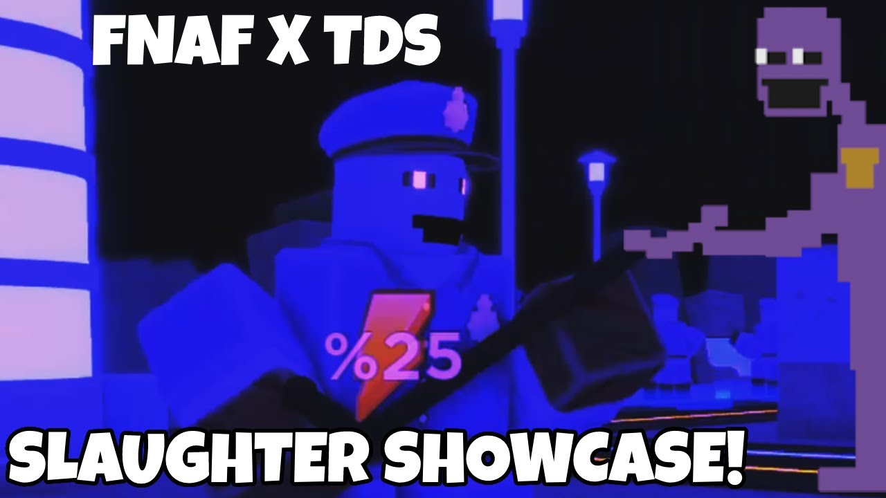 Slaughter Warden Showcase/Edit! (Tower Defense Simulator) - YouTube