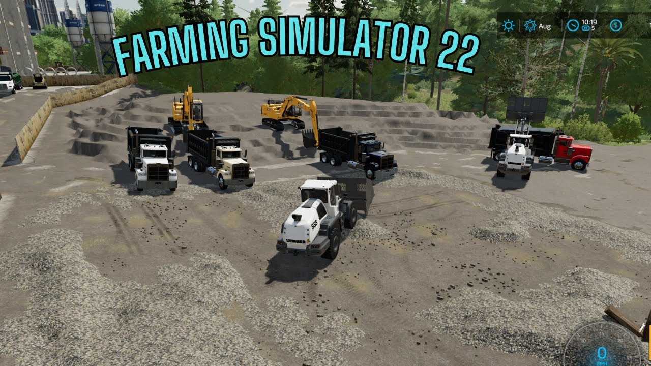 Clearing a Construction Site on the Frontier Map Farming Simulator 22 # ...