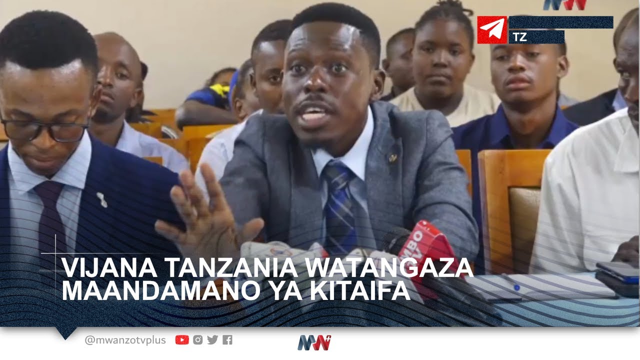 MWANZO HABARI LIVE: VIJANA TANZANIA WATANGAZA MAANDAMANO YA KITAIFA - YouTube