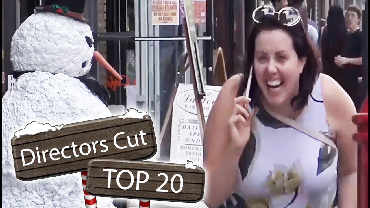 Top 20 Spectacular Moments It's A Person & It Moves Scary Snowman Prank ...