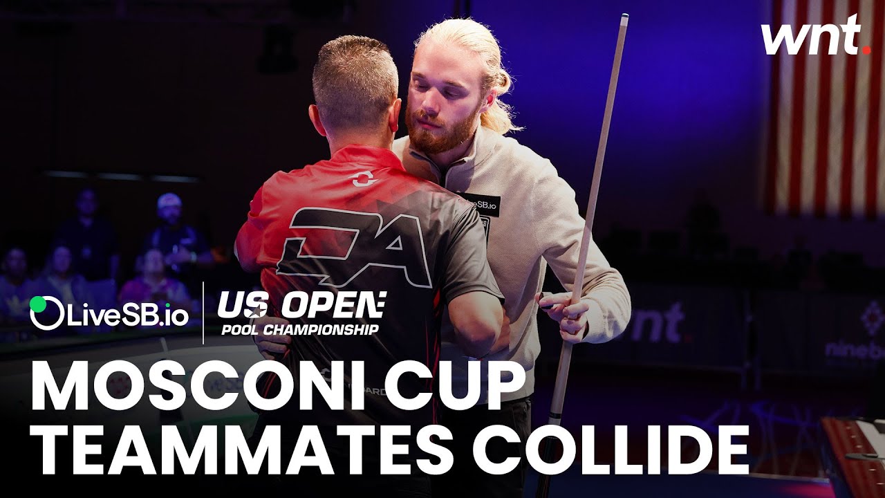 Mosconi Cup teammates COLLIDE! | 2025 US Open Pool Championship - YouTube