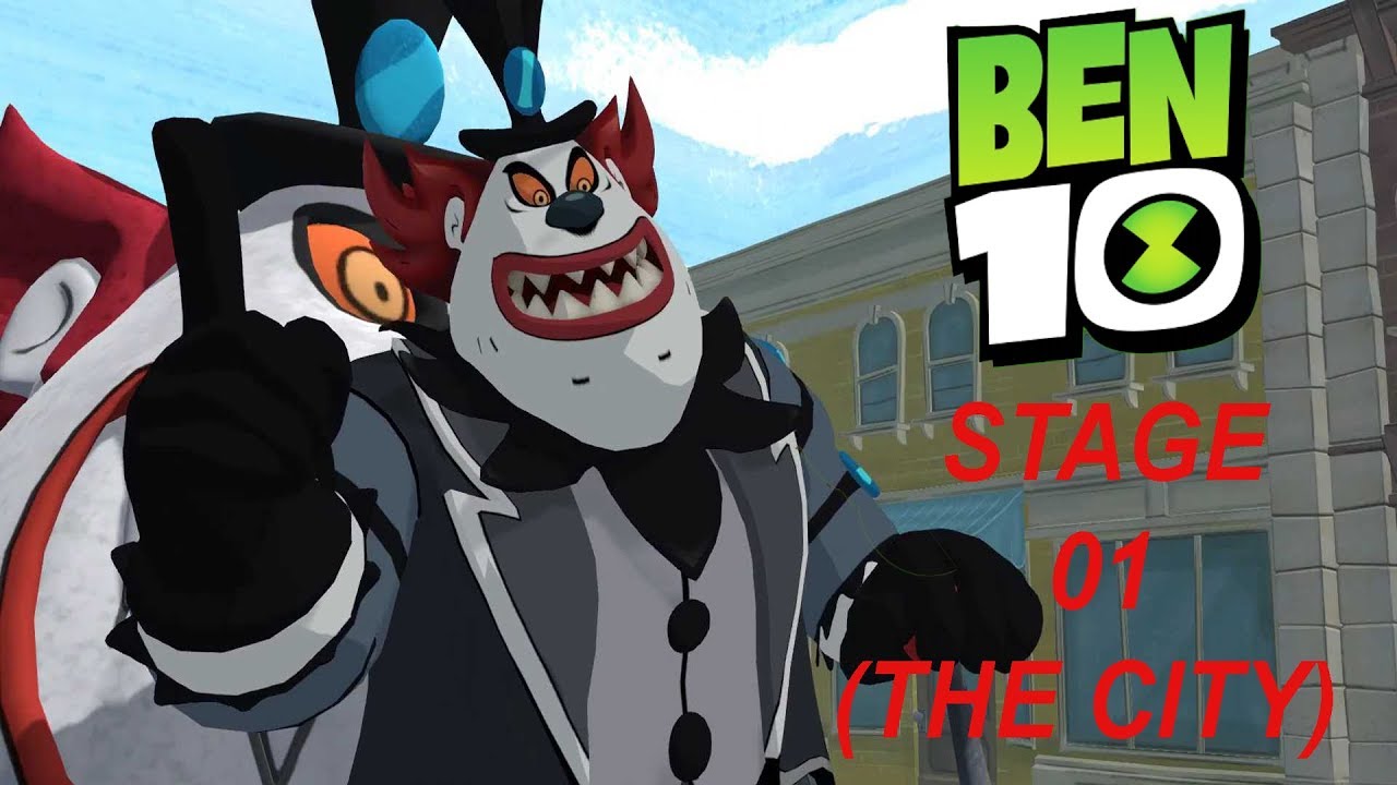 Ben 10 Gameplay Walkthrough Stage 01(The City) - YouTube