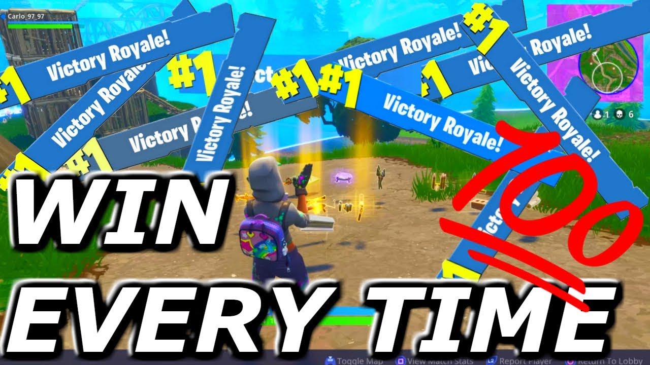 HOW TO WIN EVERY SINGLE GAME YOU PLAY IN FORTNITE!! (100% OF THE TIME ...
